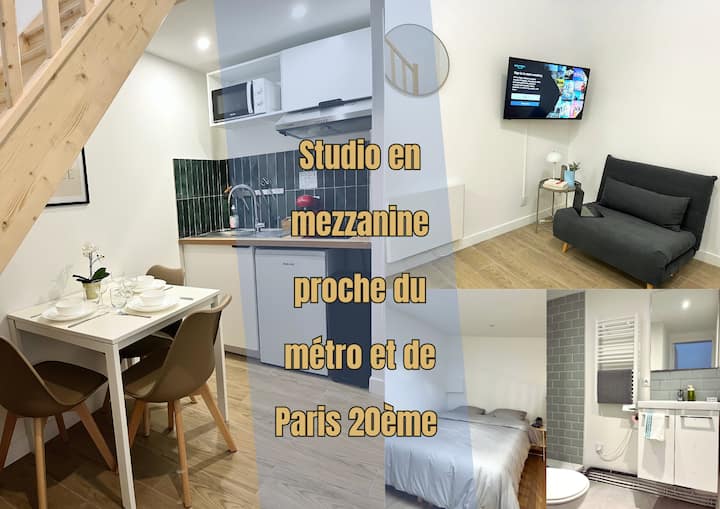 733 Nouveau Studio En Mezzanine Proche Du Métro L9 - Bagnolet