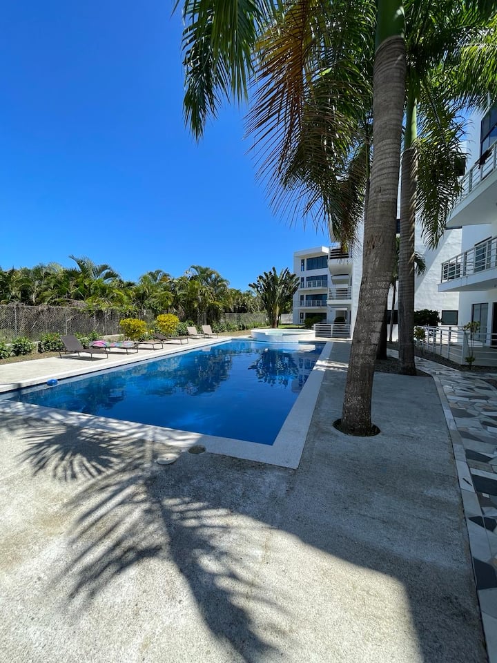Blue Apt H2 - Pool - 2 Bedroom- Guest Friendly - Sosúa