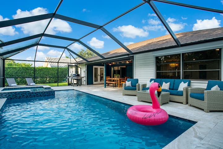 Family Villa W/ Heated Pool + Hot Tub, Near Beach - Bonita Springs, FL
