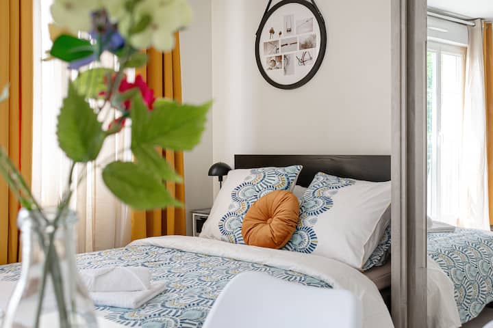 Le Nid Douillet•t1 Cosy | Gare à 7 Min•paris | Cdg - Villepinte