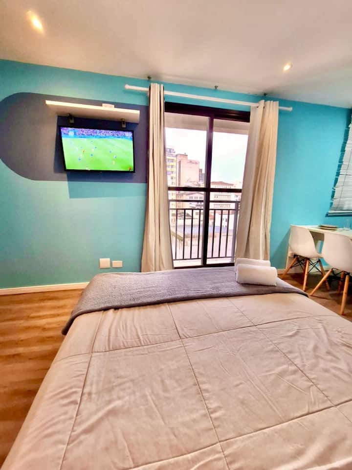 Estúdio Dubai - Com Ar Condicionado E Wifi - Curitiba