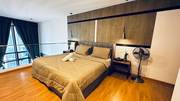Modern & Cozy Ekocheras Suite With City Views - Kuala Lumpur