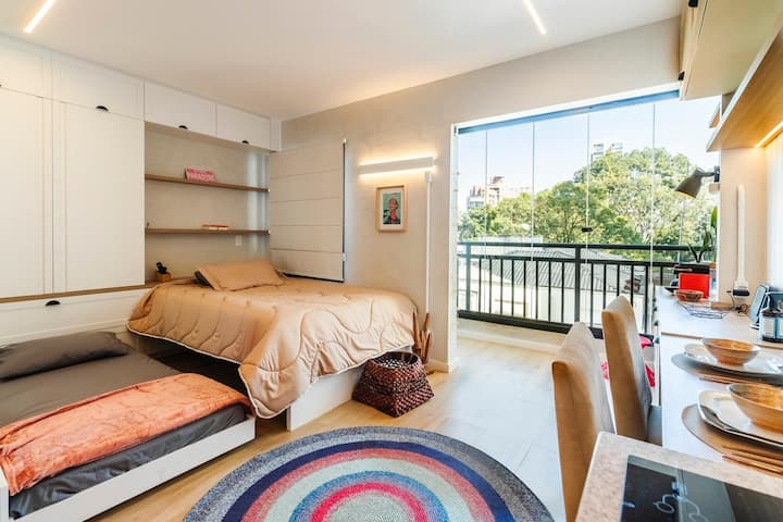 Wonderful Studio In Pinheiros With A Trundle Bed! - Pinheiros