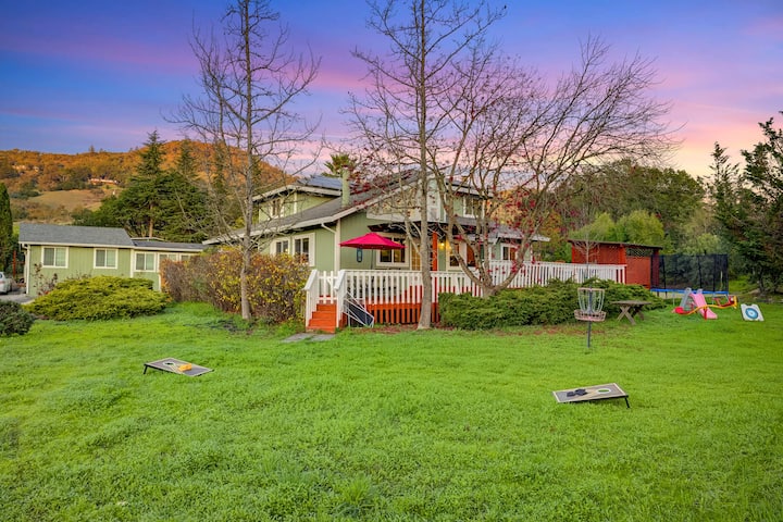Gated 7bd Property | Hot Tub+bbq - Napa Valley