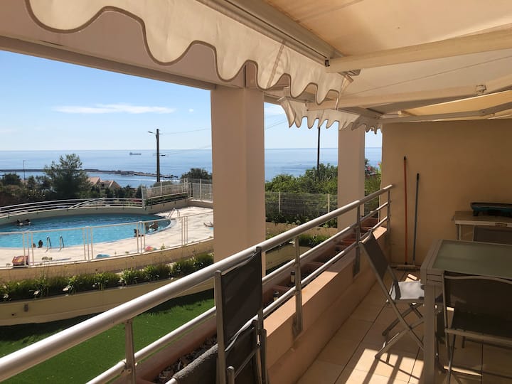 Sète Vue Mer Piscine Garage - Sète