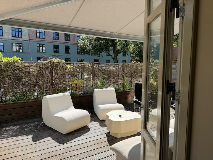 Central Og Unik Stuelejlighed Med Kæmpe Terrasse - Copenhague