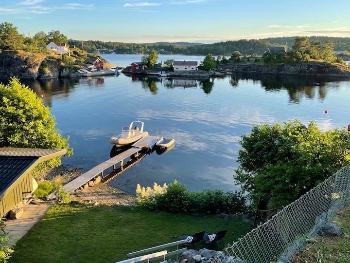 Fantastisk Beliggenhet|privat Brygge| To P-plasser - Langesund