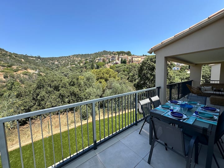 Villa 3 Chambres Vue Village Bormes Les Mimosas - Bormes-les-Mimosas
