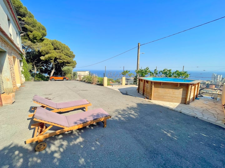 Villa Vue Panoramique - Parking - Piscine - Monaco