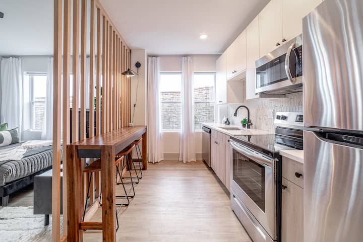 The Winslow - Chic Studio By Wrigley Field - Chicago