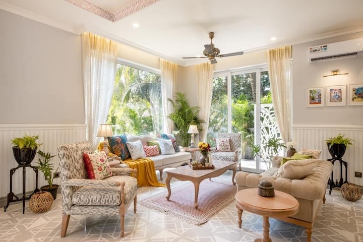 8 Bhk (4+4 Br) Villa Near Calangute - Vio Stays - Goa