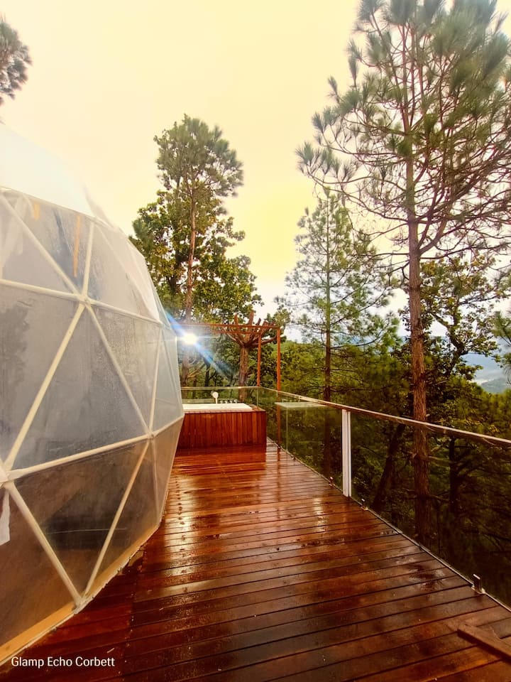 Glamp Echo Corbett,geodesic Dome-cosmos - Lansdowne