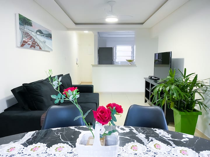 Apartamento No Coração Do Gonzaga 100mts Da Praia - Santos State