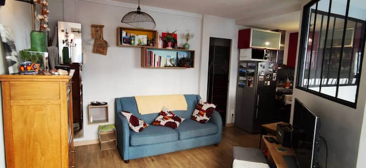 Appartement 2 Pièces Tout éQuipé - Près Montmartre - Rue Saint-Maur