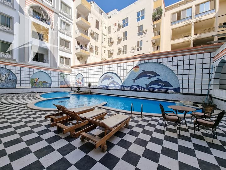 Sheraton Plaza Studio Pool View Hurghada 122 - Hurghada