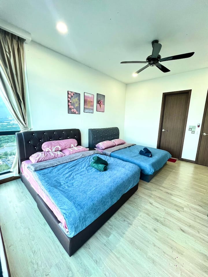 A3703 Green Haven 2br8pax‼️ Netflix100mbps By Stay - Masai