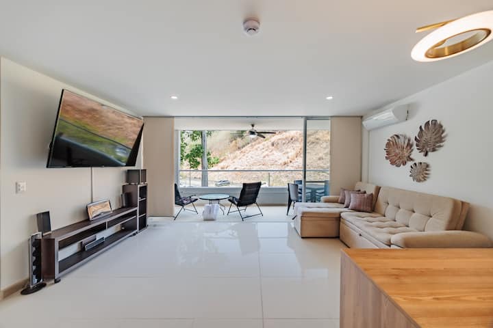 Luxury & Modern Vacation Apt+ Pool+ac/for 7 People - Santa Fé de Antioquia