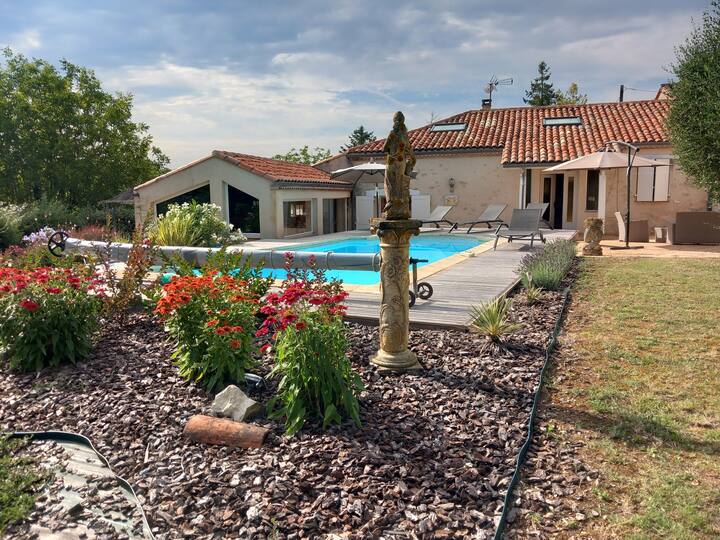 Maison En Campagne Avec Piscine - Fumel