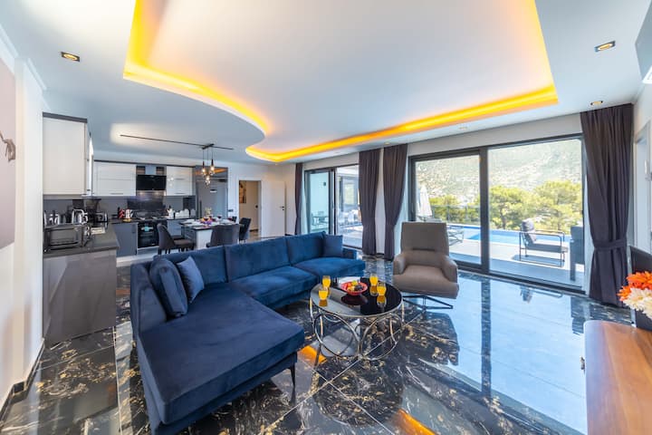 Amazing 2br Villa With Private Pool & Bbq - Kalkan