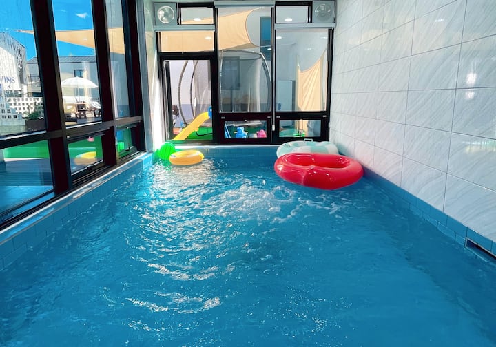 365일. 미온수 무료.실내수영장. 디오르 풀빌라 "스텔라" - Gyeongju-si