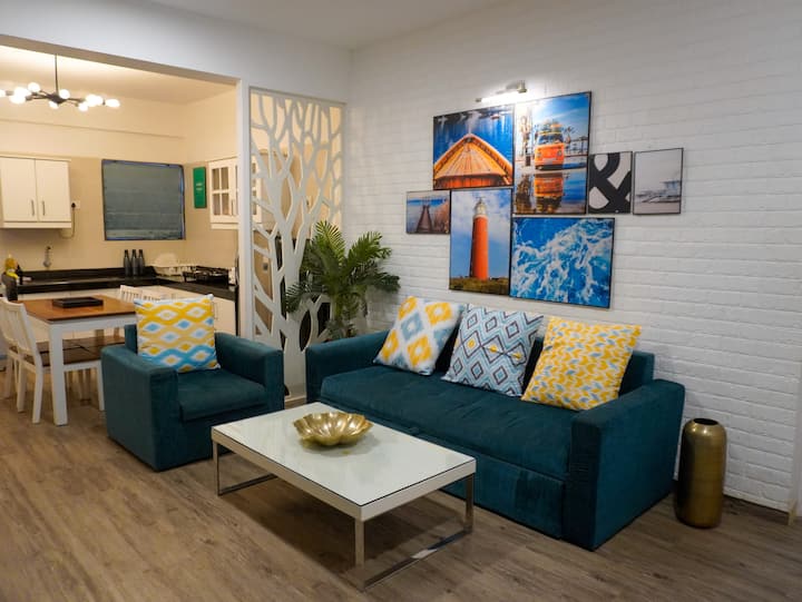 2 Bhk Pool-view Appt @Walking Dist Of Anjuna Beach - Goa