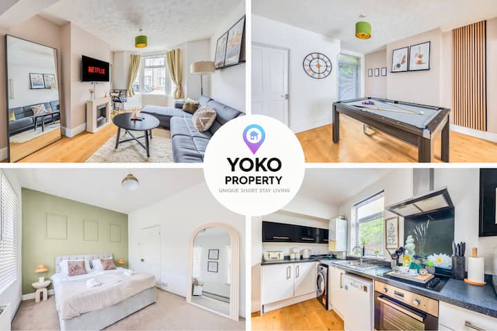Stylish House | Pool Table | Free Parking | Garden - Northampton, UK
