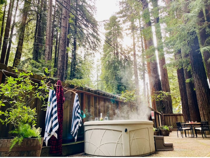 Adorable Lodge Room With Hot Tub - Russian River Vineyards, Forestville