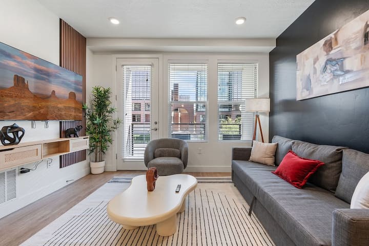Cozy 1br W/ Gym, Walk To Temple Square - Tracy Aviary & Botanical Gardens