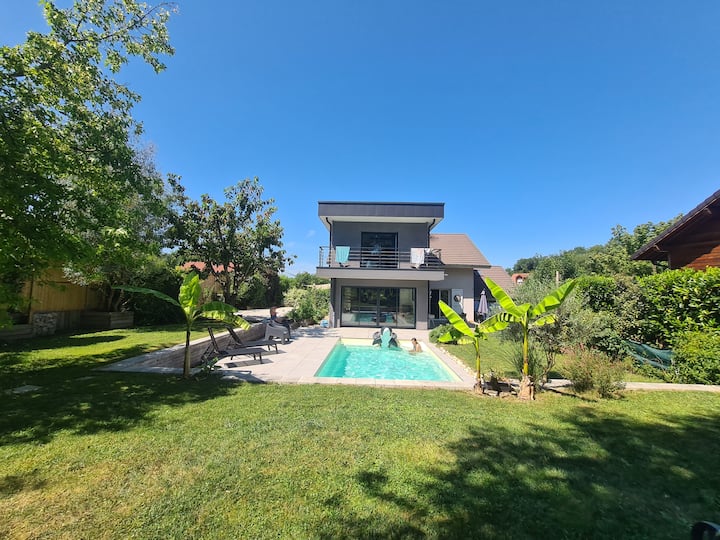 Villa Familiale Avec Piscine - Aix-les-Bains
