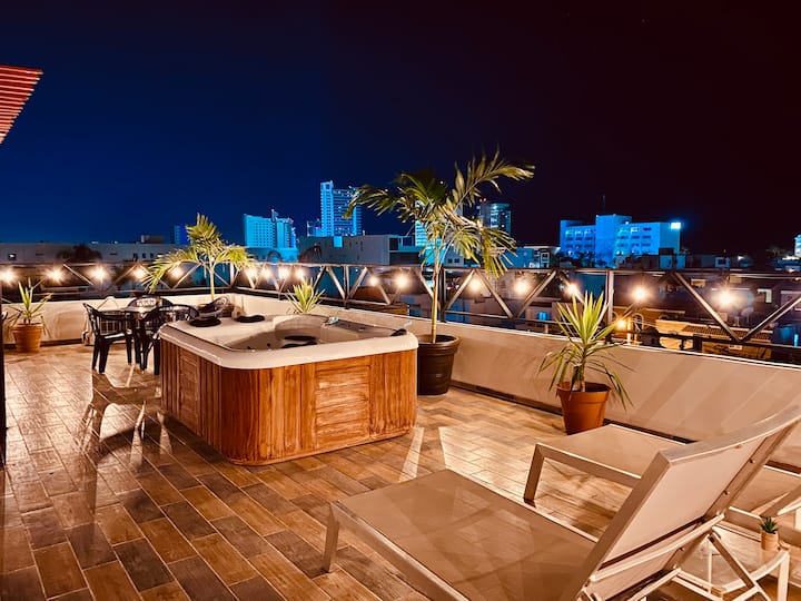 S6 Depa Lindo Jacuzzi En Terraza - Mazatlán