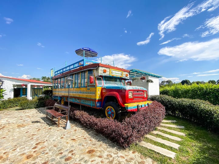La Querendona -  "La Chiva", Typical Colombian Bus - Pereira, Colombia
