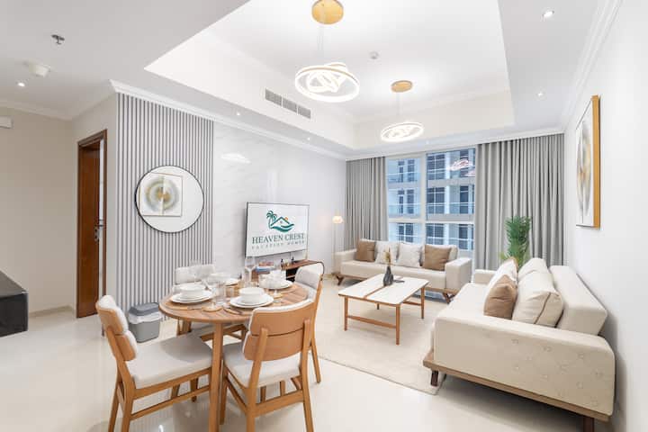 Cozy Luxe 1bed Near Burj & 2min Walk To Dubai Mall - Dubái