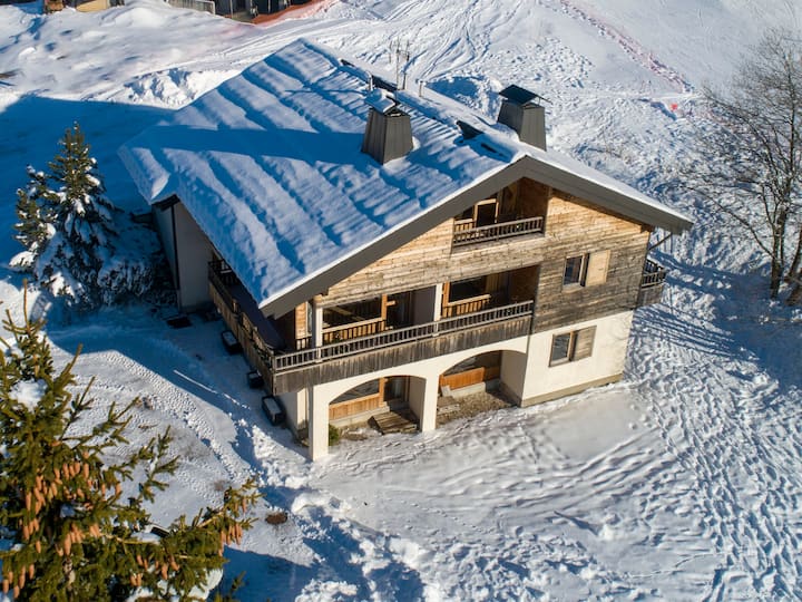 Studio Cosy Avec Vue Au Coeur Des Aravis - Manigod - Manigod