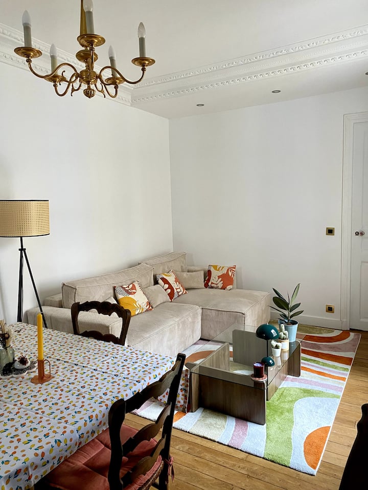 Charmant Appartement à Gambetta - Porte de Saint-Ouen
