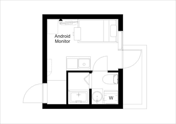 早稲田駅から徒歩6分/メゾネット/オシャレなデザイナーズ物件/エレベーターなし/ch 早鶴 C01 - Tokyo