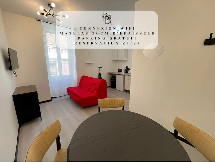 Appartement B1 Confort 7 Min Gare - Roanne