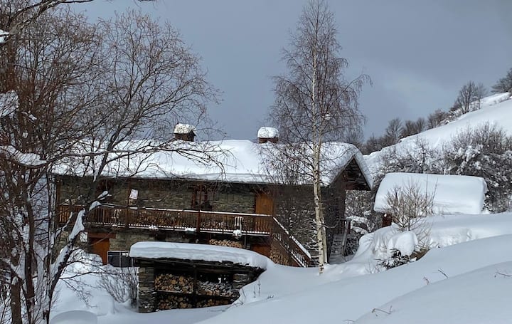 Chalet D'altitude Authentique. - Valmeinier