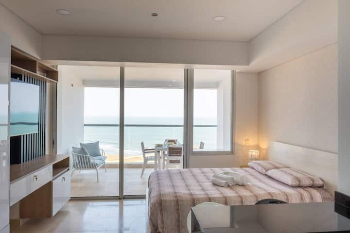 Apto. Suite Vista Al Mar Cerca Aeropuerto - Cartagena