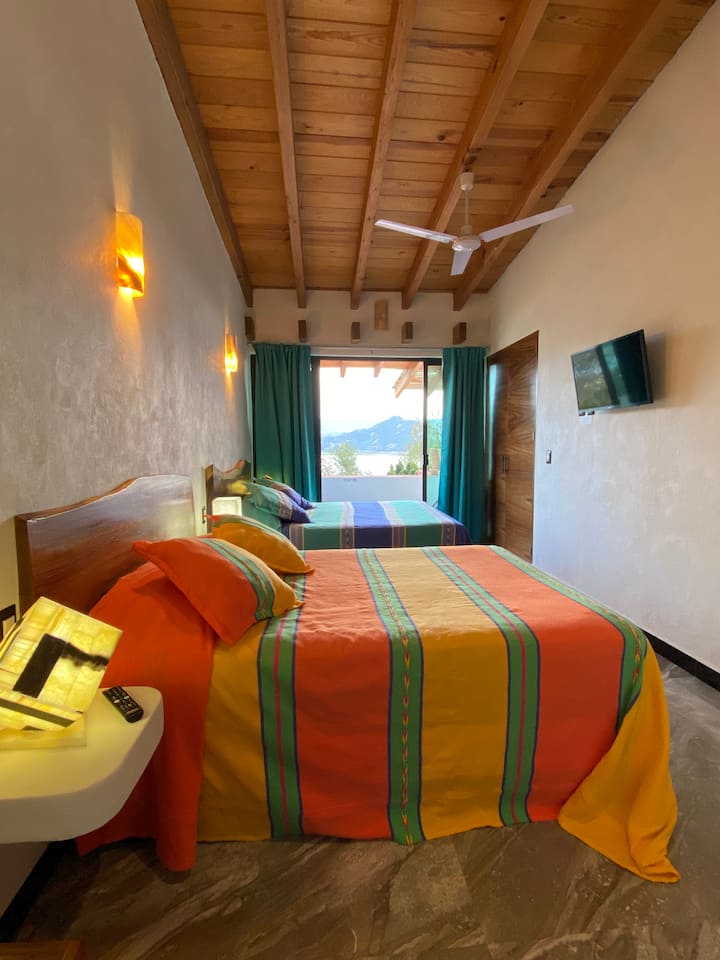 Hab. 3 Dos Camas Qs Matrimonio. - Valle de Bravo