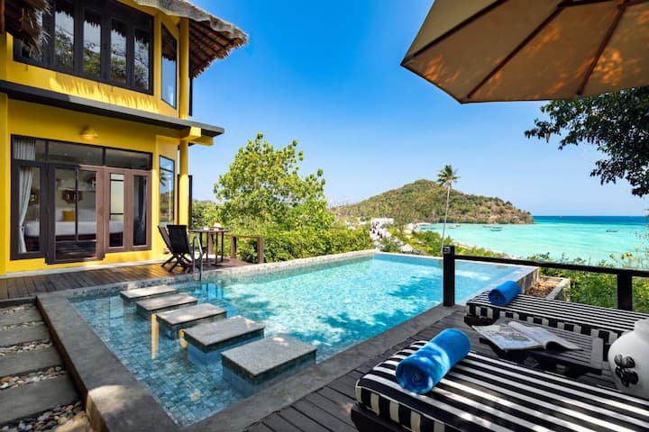 Beachfront Tropical 2 Br Villa/ Breakfast - Ko Phi Phi Don