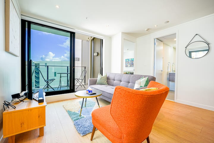 Stylish One Bedroom Apartment With Free Parking - Auckland