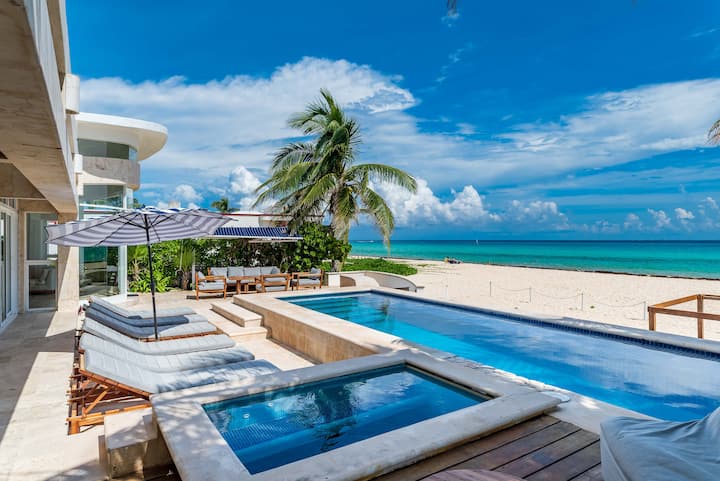 Chef, On Ocean, Airport Transfer Incl! Pool, Maid - Playa del Carmen