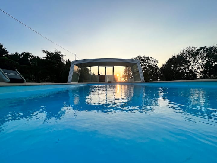 Maisonnette T3 Belle Vue  Avec Piscine Jardin - Béziers