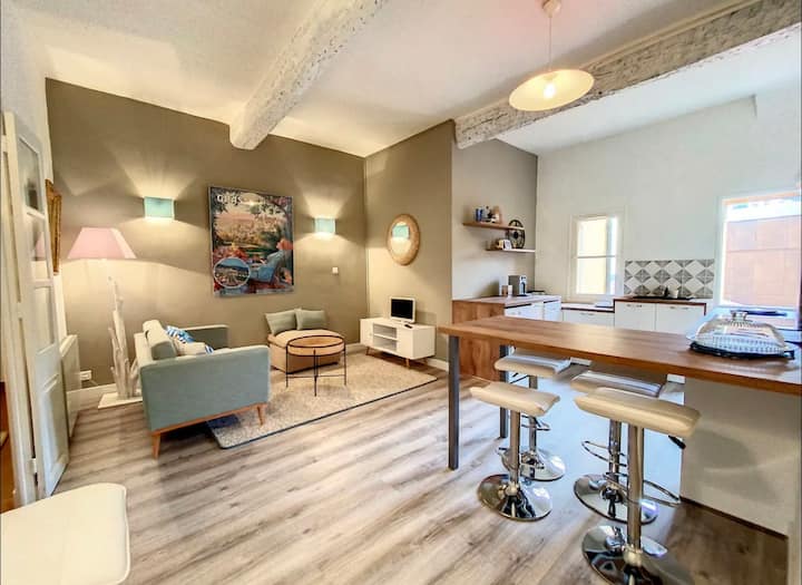 Appartement Cosy - Place Aux Aires - 그라스
