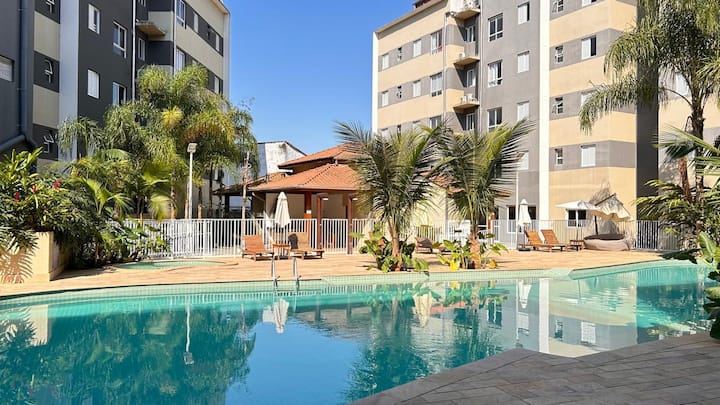 Praias, Piscinas (Aquecida), Sauna! Excelente Ap - Ubatuba