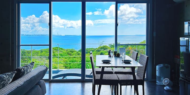 オーシャンビュー/高速Ic8分/絶景のお部屋/沖縄の海まで徒歩3分 - Okinawa