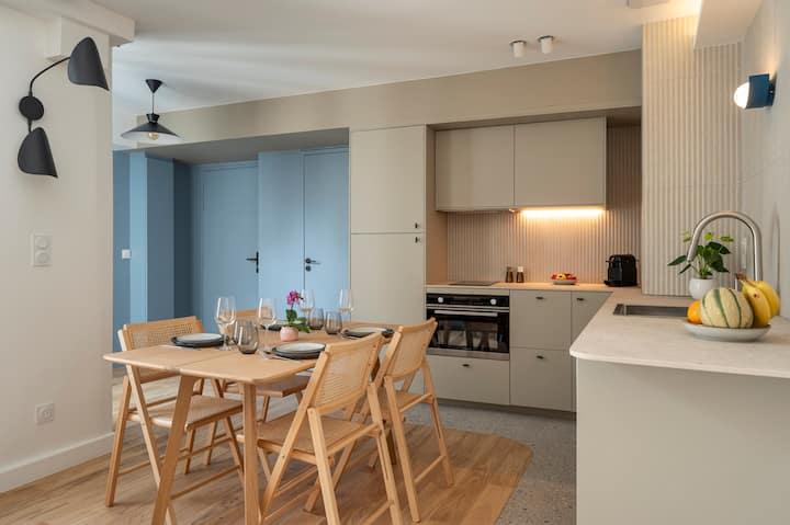 Blue - Studio Neuf Décoré Par Architecte - Paris