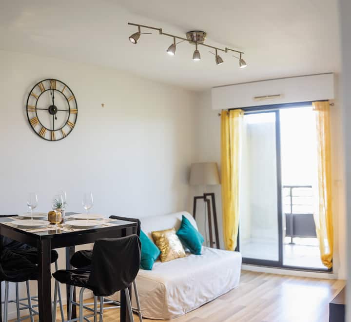 T2 Plage Prado-david, Parc Borély, Parking Privée. - Marsella, Francia