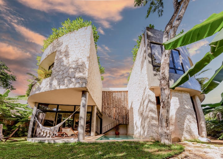2 Jungle Soona Villas / 2 Priv Pool/ Bbq - Quintana Roo