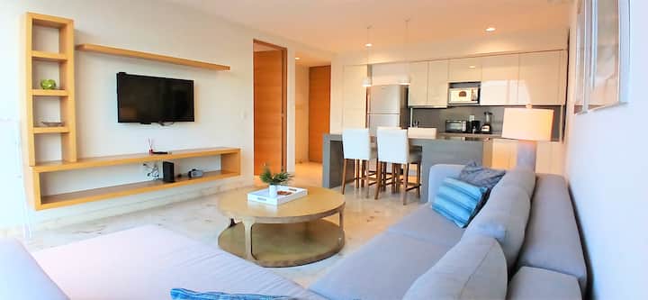 Nice Full Apartment, Pool, Gym, Parking, Security - Playa del Carmen
